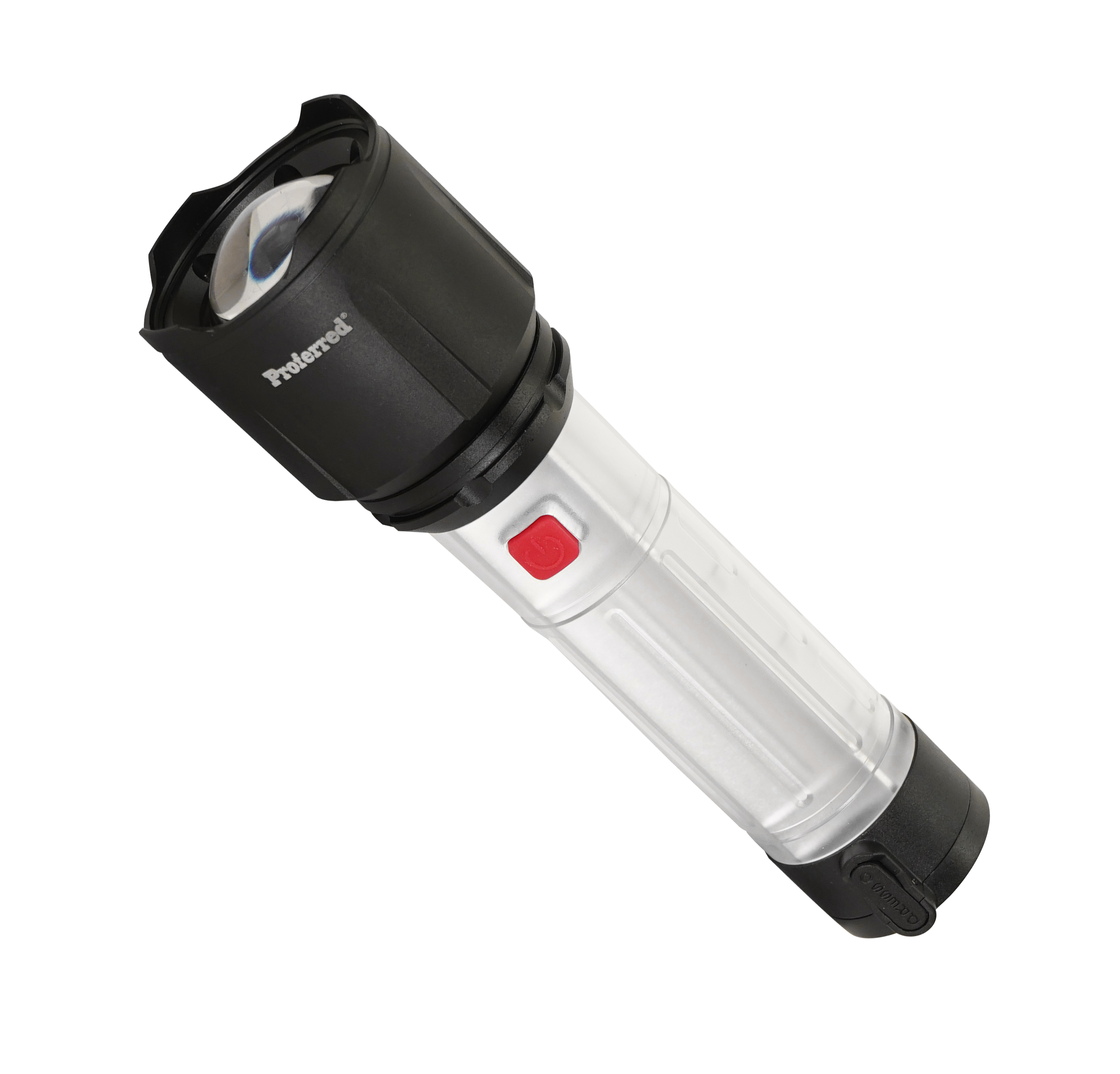 1,000 LUMEN RECHARGABLE FLASHLIGHT WITH FOCUS BEAM AND LANTE FLASH ...